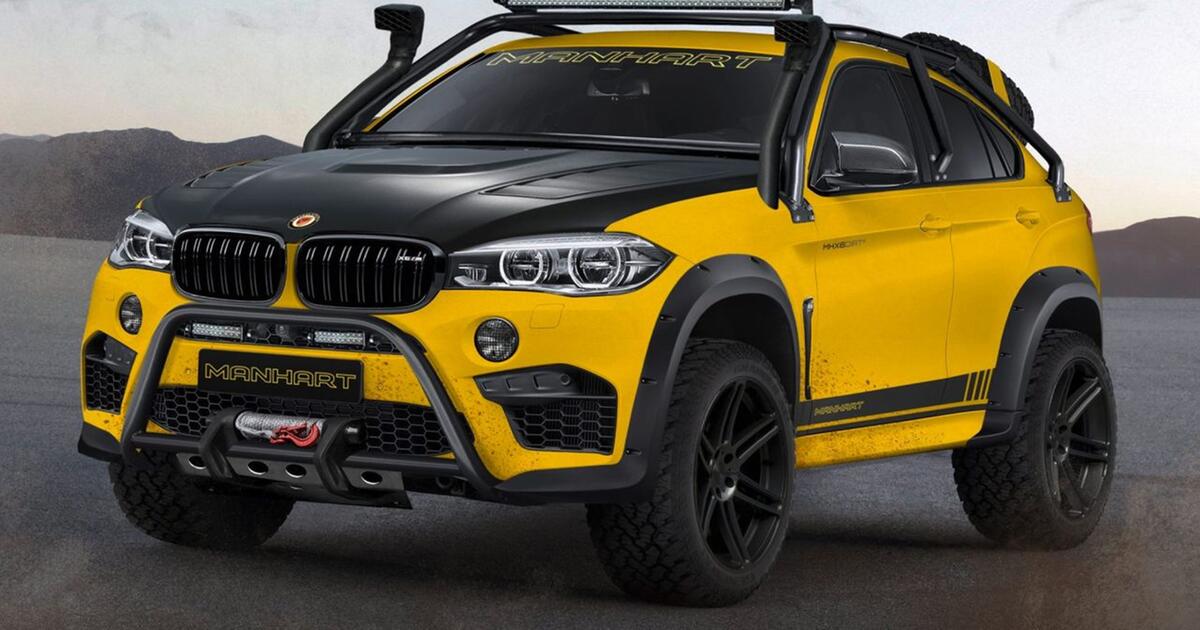 Extremer Offroader mit 900 PS: Manhart MHX6 Dirt² Concept auf BMW-X6 ...