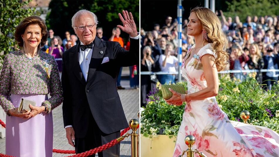 Glamouröse Looks bei Jubiläumsgala: Madeleine ehrt Mutter Silvia | GMX.AT