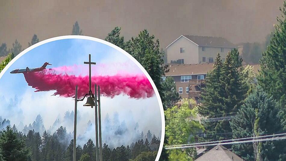 Tausende fliehen vor Feuer: Waldbrand wütet in Washington - Video | GMX.AT