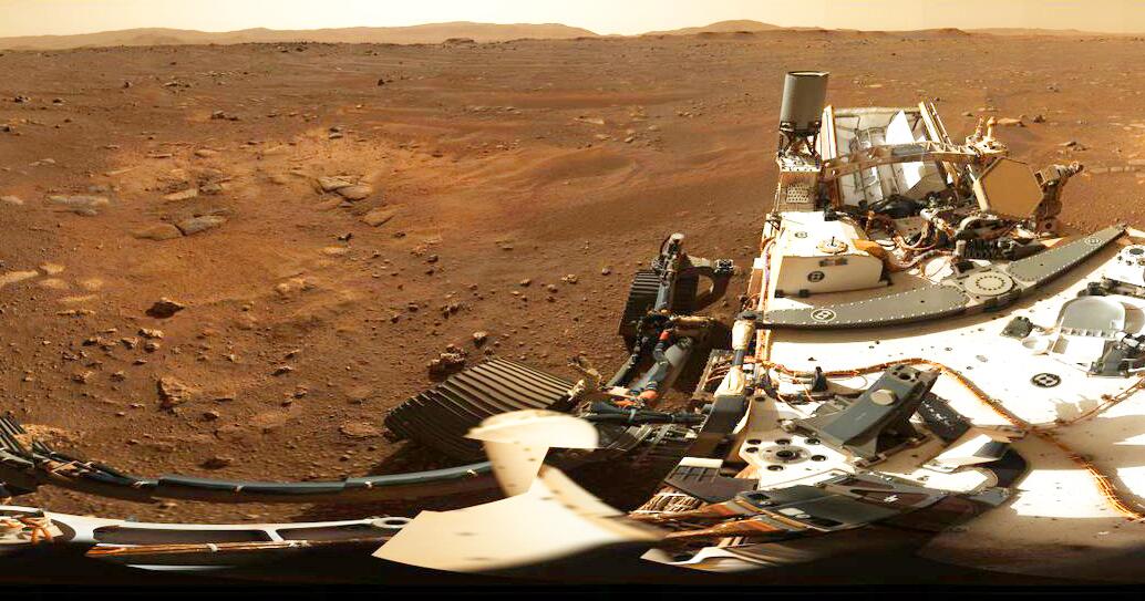 Mars-Rover "Perseverance" schickt hochaufgelöstes Panorama-Bild | GMX.AT