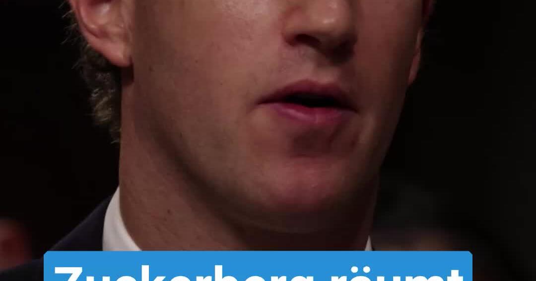 Zuckerberg räumt Fehler ein - Video | GMX.AT