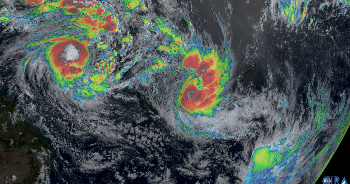 Aktuelle Satellitenbilder: Drei Zyklone vor Australiens Küste | GMX.AT